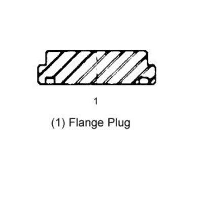 96681 Split Flange Plug Series Code 61 1" | Imperial Supplies