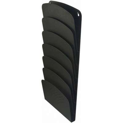 922015 9-1/2" x 2" x 21-3/4" Steel Wall File, Black | Imperial Supplies