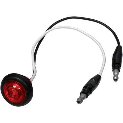 86190 LED 3/4" Round Marker/Clearance Light PC Rated, Red | Imperial ...