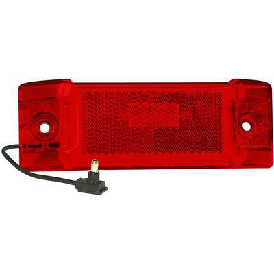 81046 Truck-Lite Clearance Marker Lamp with Plug, Incandescent, Red ...