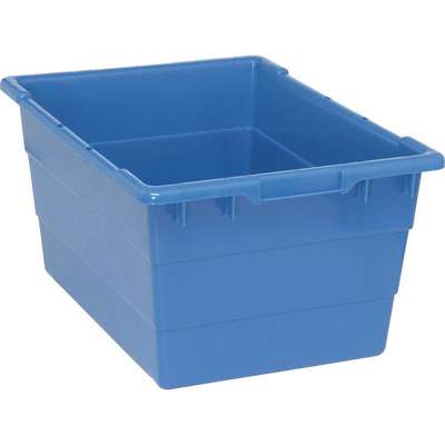 916643-2 Quantum Storage Systems Cross Stacking Container, Blue, 12"H x ...