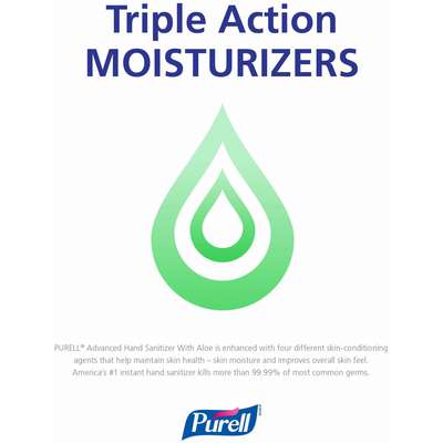 916622-6 Purell Hand Sanitizer, 1,000 mL, Cartridge, Gel, NXTÖ, PK 8 | Imperial Supplies