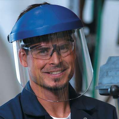 911044-7 3M Faceshield Visor: Clear, Uncoated, Polycarbonate, 9 in ...