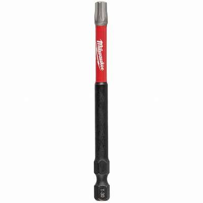 936080-6 Milwaukee T30 Driver Bits: T30 Fastening Tool Tip Size, 3 1/2 ...