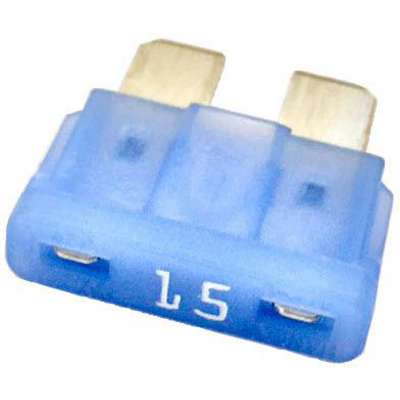 72213-5 Littelfuse BLO & GLO ATO Mini Fuse, 15 A, 12VDC, Blue ...