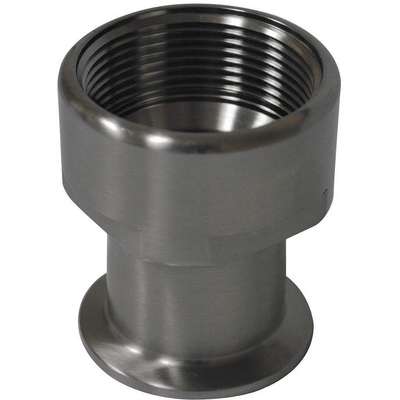 929895 T316L Stainless Steel Female Adapter, Clamp x FNPT Connection ...
