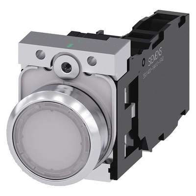 933671-8 Siemens Illuminated Push Button, 22 mm, Momentary, Flush ...