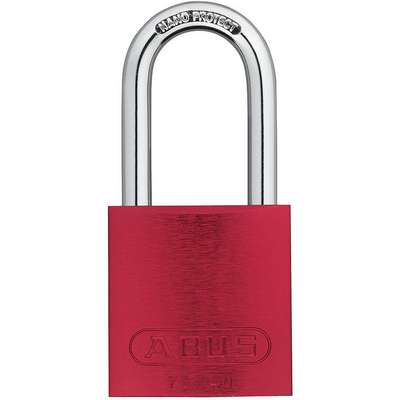 929221-2 Abus Lockout Padlock: Keyed Alike, Aluminum, Std Body Body Size, Hardened Steel, Std ...