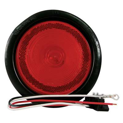 81186 Truck-Lite 40 Series Stop/Turn/Tail, Incandescent, Red Round, 1 ...