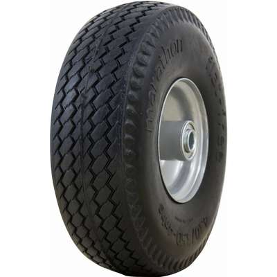 914407-9 10-13/32" Light-Medium Duty Sawtooth Tread Flat-Free Wheel ...