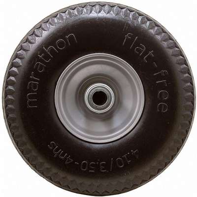 914383-1 10-13/32" Light-Medium Duty Sawtooth Tread Flat-Free Wheel ...
