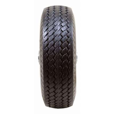 914383-1 10-13/32" Light-Medium Duty Sawtooth Tread Flat-Free Wheel ...