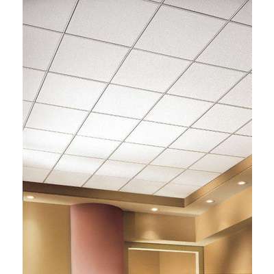 914928-4 Armstrong Ceiling Tile, Width 24", Length 24", 3/4" Thickness ...