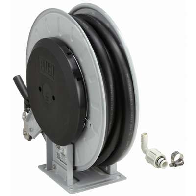 929256-8 Spring Return Hose Reel: 26 ft (3/4 in I.D.), 3/4 in BSP, 145 ...