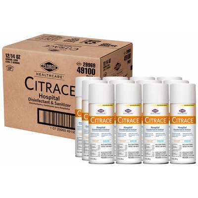 921905-1 Citrace Germicidal Disinfectant Cleaner, 14 oz. Aerosol Can ...