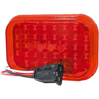 81254 Truck-Lite 45 Series Stop/Turn/Tail, LED, Red, Rectangular, 15 ...