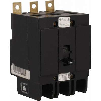925081-1 Eaton Bolt On Circuit Breaker, 50 Amps, Number of Poles: 3, 480VAC AC Voltage Rating ...