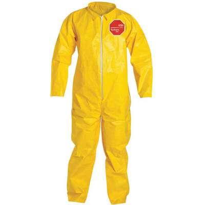 921613-7 Dupont Collared Chemical Resistant Coveralls with Open Cuff ...