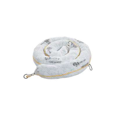 931553-2 PIG Absorbent Boom for Oil Based Spills; 10 ft. L, Absorbs 24 ...