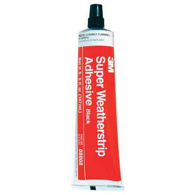 7517 3M Super Weatherstrip Adhesive, 5 oz. Tube, Black | Imperial Supplies
