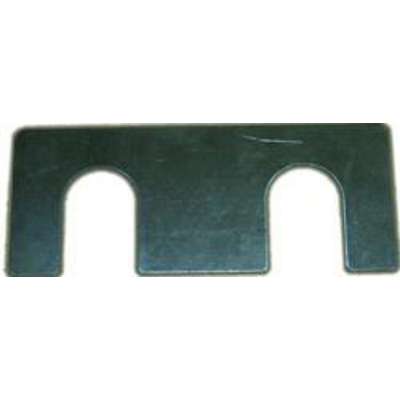 891851 Zinc Plated Double Slot Shim; 1/8" Thickness | Imperial Supplies
