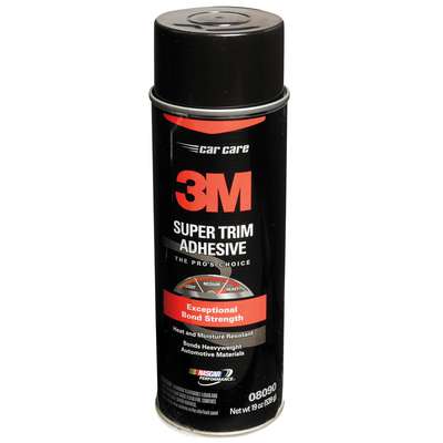 7525 3M Super Trim Adhesive, 19 oz. Aerosol Can, Yellow/Amber ...