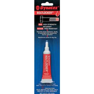 7543 Dynatex High Strength Threadlocker, 6 ML Tube, Red Liquid ...