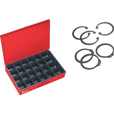 Imperial Internal & External Snap Retaining Ring Assortment, Steel ...