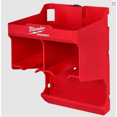 90529 Milwaukee PACKOUT Red, Tool Station, Impact Resistant Polymers ...