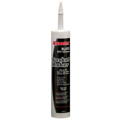 7589 Dynatex RTV Silicone Sealant, Black Paste, 11 oz. Cartridge ...
