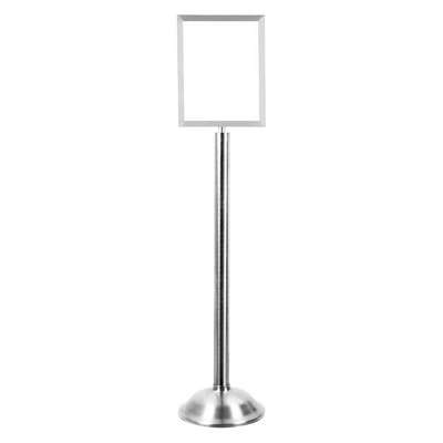 933792-2 Tensabarrier Sign Holder: Pedestal Mounting, 11 in x 14 in ...