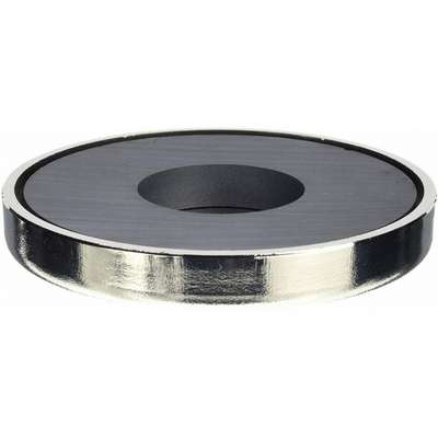 914033-4 Encased Round Base Magnet, 65 lb. Max. Pull, 0.375" Thickness ...