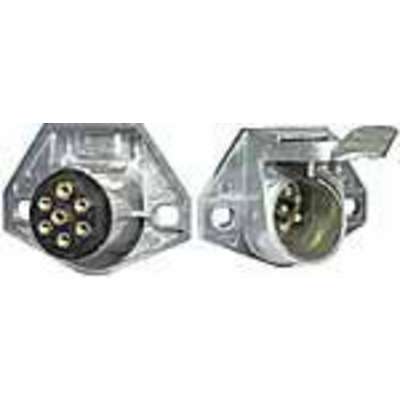 73109 Pollak 7-Way Socket, Rear Thread Terminals, Solid Pins | Imperial ...