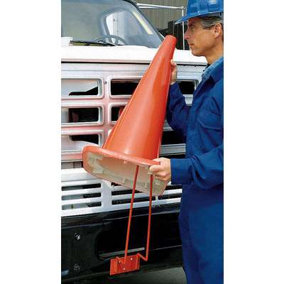 911279-5 Vertical Mount Cone Holder, Silver, 6-7/8" Length, 2-1/2 ...