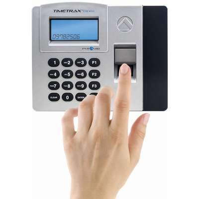 920464-7 Pyramid Wall-Mount Biometric, Pin Entry Time Clock, 5-5/8"H x ...