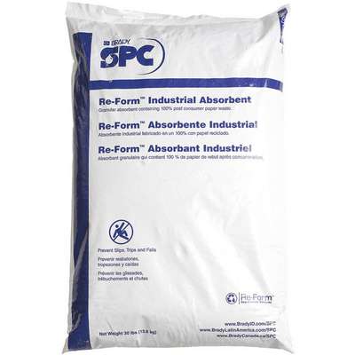 913889 Brady Spc Absorbents Brady 30 lb. Bag, 100% Post Consumer Paper ...