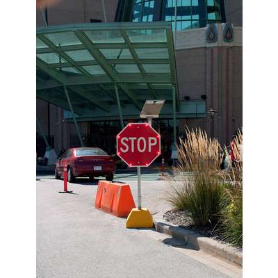 915951-3 Tapco LED Stop Sign: 30 in x 30 in Nominal Sign Size, Aluminum ...
