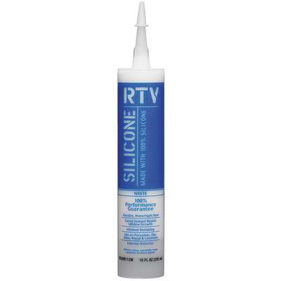920255-6 White Lightning Tube RTV Silicone Sealant, -49 to 302F Temp ...