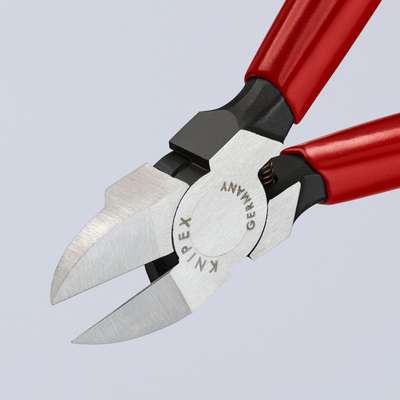 940351 Knipex Diagonal Cutting Plier: Flush, Straight, Narrow, 1/2 in ...
