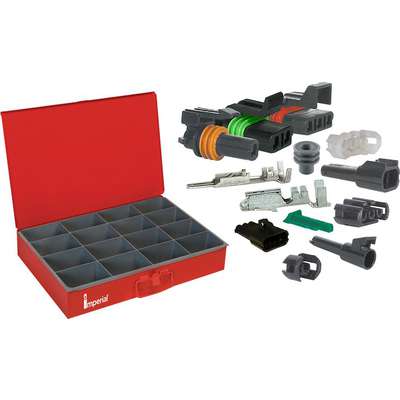 391-1 Metri-Pack 280 Series Terminal Assortment, 30 Amp, 100 Pieces ...