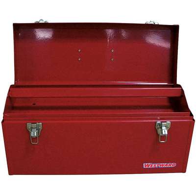 920260-1 Westward Plastic, Steel Portable Tool Box, 9"H x 20"W x 7-7/8 ...