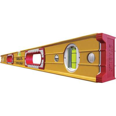 913462-1 Stabila Aluminum Box Level, 48" Length, Nonmagnetic, Top Read ...