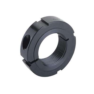 930602-9 Black Oxide 1215 Lead Free Steel Shaft Collar, Bearing Locknut ...