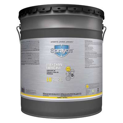 933492-3 Sprayon Chain and Wire Rope Lubricant, Pail, Mineral Oil ...