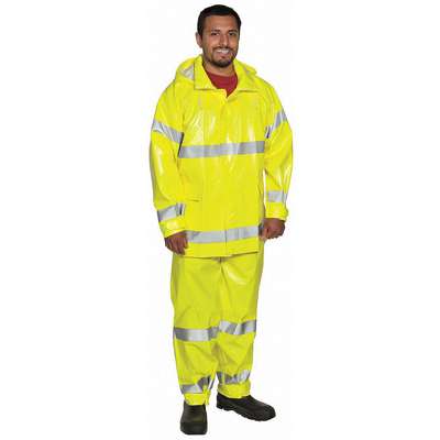915712-1 Tingley Flame Resistant Rain Jacket, PPE Category: 0, High ...