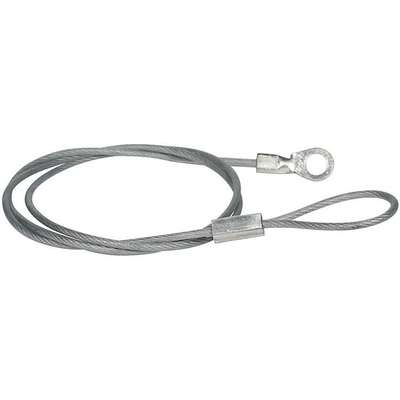 73552 Lanyard 18" Lg 3/64" Galvanized Nylon Coated Aircraft Cabl ...