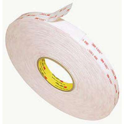 7868 3M VHB Acrylic Foam Tape, 3/4" x 36 yd., White | Imperial Supplies
