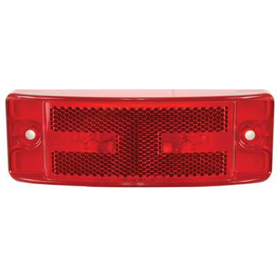 Imperial Incandescent Clearance/Marker Lamp, Rectangle, Red, LED Double ...
