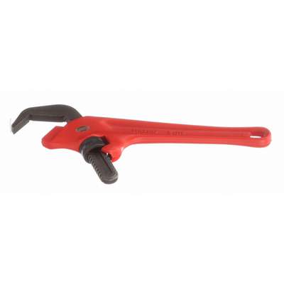 913780 Ridgid Hex Pipe Wrench: Cast Iron, 2 5/8 in Jaw Capacity, Smooth ...