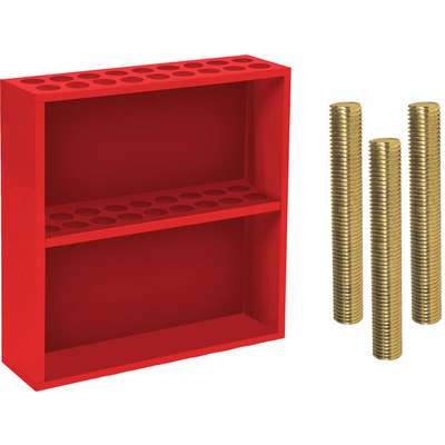 82 Imperial Threaded Rod Assortment, 3 ft., USS, Grade A, Alloy Steel ...